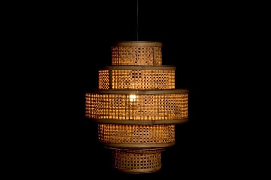 Lampa Wisząca Bambusowa 48x41 Cm ISIBANE - MIA home | Sklep EMPIK.COM