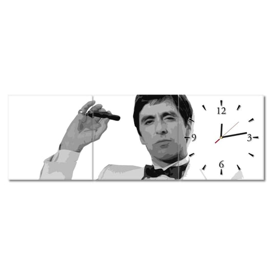 Zegar Scarface Al Pacino, 90x30cm - ZeSmakiem | Sklep EMPIK.COM