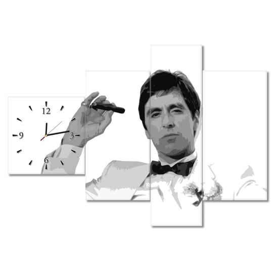 Zegar Scarface Al Pacino, 100x70cm - ZeSmakiem | Sklep EMPIK.COM