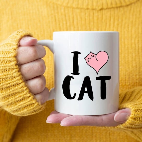 Kubek ceramiczny, nadruk dla KOCIAR KOTY, 330 ml, StyleCouture, biały - StyleCouture | Sklep ...