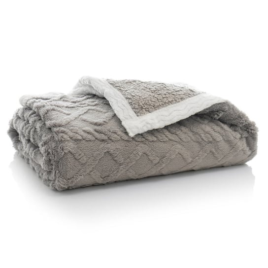 Koc 200x230 Dwustronny Sherpa Sweter Nele 04 - Łóżkoholicy | Sklep ...