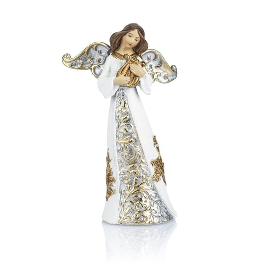 Aniołek - figurka - lira - trąbka - lutnia - 11,5 cm - Decorato - Inna marka | Sklep EMPIK.COM