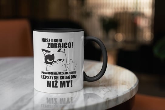 Kubek ceramiczny, Zdrajco, 330 ml, biały - Inna marka | Sklep EMPIK.COM