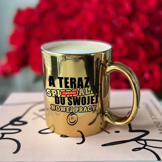 Kubek ceramiczny POŻEGNANIE Z PRACY DLA KOLEGI NA PREZENT WZ, 300ml - StyleCouture | Sklep EMPIK.COM