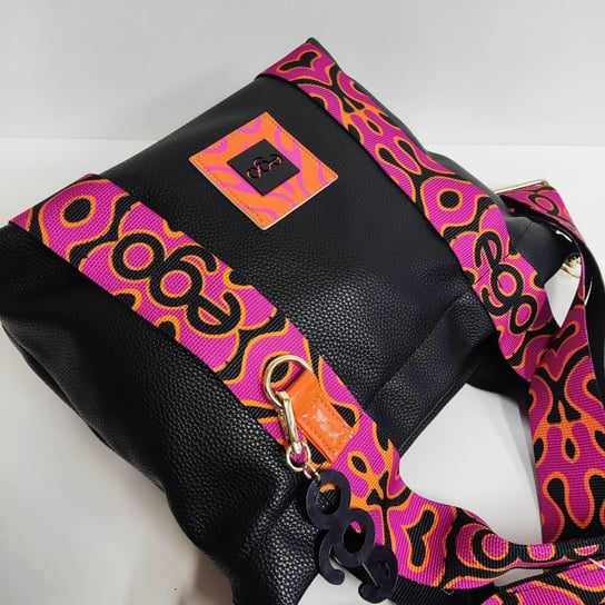 Torebka shopperka Ego listonoszka czarna multikolor - Inna marka | Moda Sklep EMPIK.COM