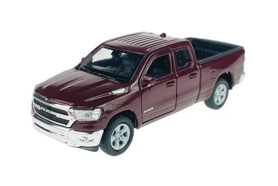 WELLY 2019 DODGE RAM 1500 CIEMNO-CZERWONY 1:34 SAMOCHÓD NOWY METALOWY ...