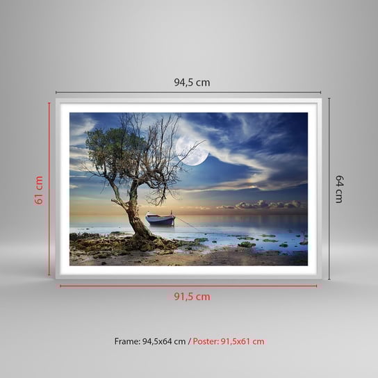 Obraz - Plakat - To koniec czy początek? - 91x61cm - Krajobraz Morze Łódź - Foto Plakaty na ...