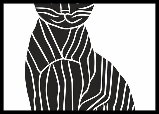 Plakat 42x29,7cm Zebra w Kocim Ciele - Inna marka | Sklep EMPIK.COM