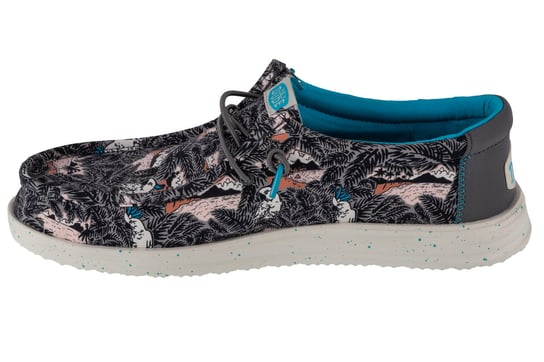 Hey Dude Wally H2O Tropical 40702-0HI, Męskie, buty sneakers, Czarne ...