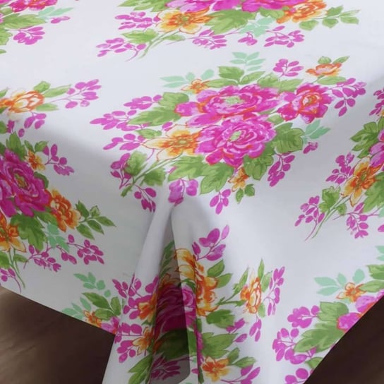 Obrus tkanina tarasowa drukowana Kwiaty IZZY 120x160cm 120 x 160 [cm ...