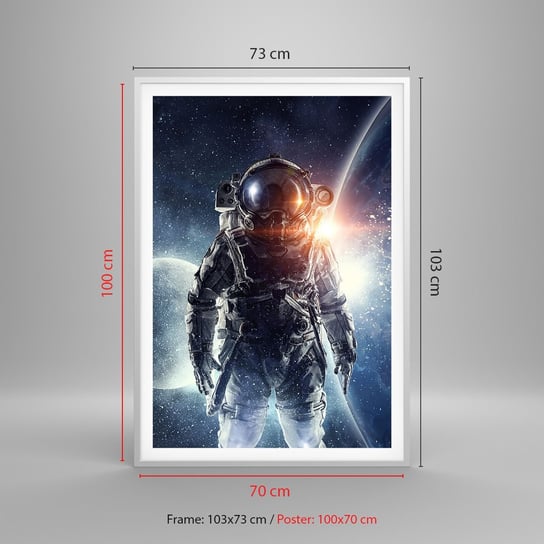 Obraz - Plakat - Kosmiczna przygoda - 70x100cm - Kosmos Astronauta Gwiazdy - Foto Plakaty w ...