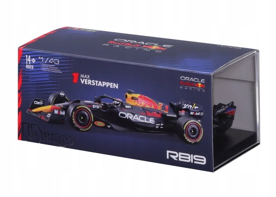 BOLID F1 Red Bull Racing RB19 Max Verstappen 1:43 model BBURAGO 18 ...