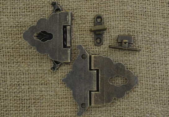 [k0806] Zamknięcie do szkatułki brąz 47*44mm - Inna marka | Sklep EMPIK.COM