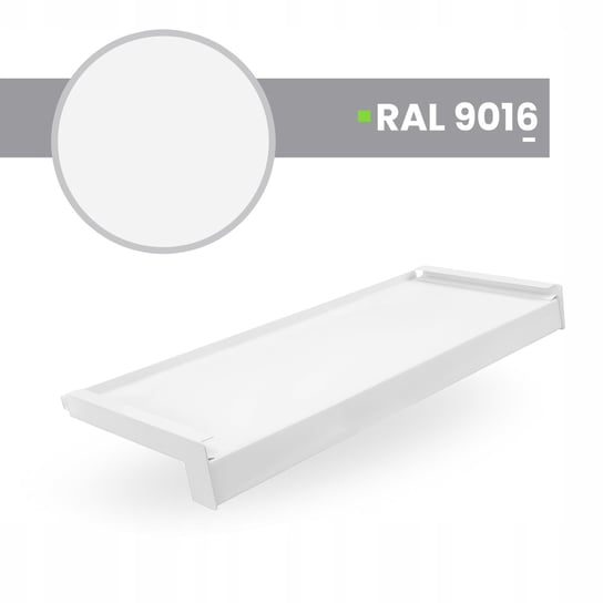 Parapet Zewnętrzny ALU Aluminiowy, ZAŚLEPKI PCV szer. 35cm dł. 50cm ...