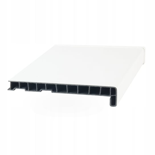 Parapet Wewnętrzny Komorowy PCV z ZAŚLEPKAMI szer. 35cm dł. 90cm BIAŁY ...
