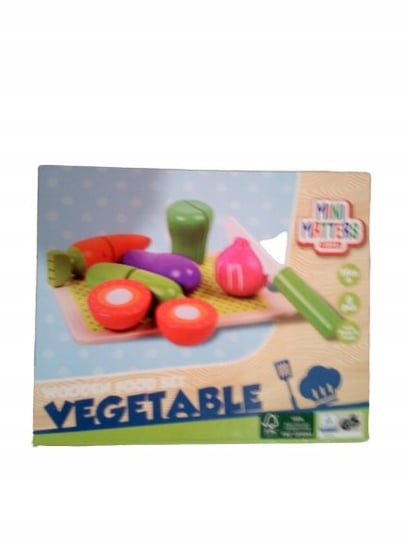 Mini Matters Drewniany Zestaw Obiadowy Vegetable 9 - ZDTRADING | Sklep ...