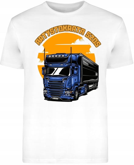 T-Shirt Męski Dla Kierowcy Ciężarówki Tira Scania Koszulka Biała R-Xs A232 - DonWitold | Moda ...