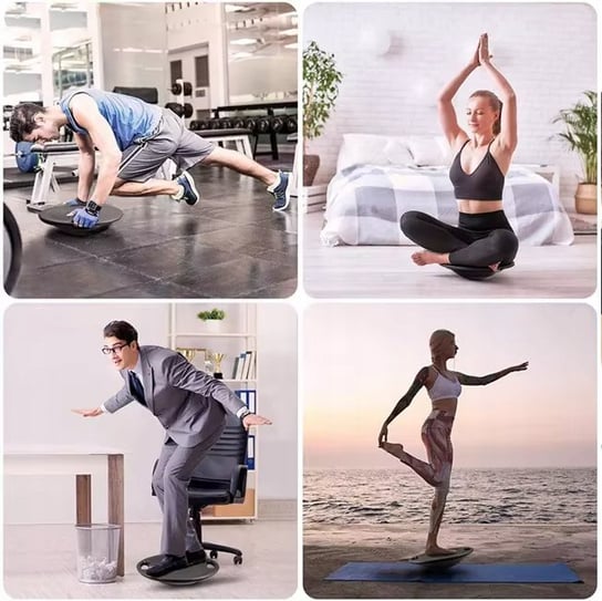 DESKA DO BALANSOWANIA BALANCE BOARD Platforma do Ćwiczeń TRENING RÓWNOWAGI - Fitli | Sport Sklep ...