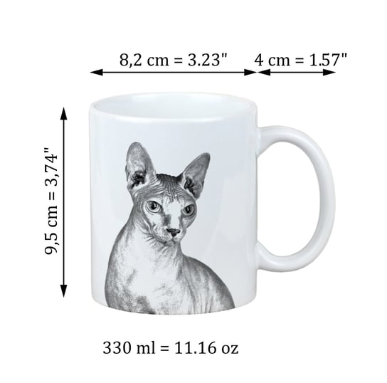 Sfinks kubek z kotem life is better Art-Dog - Inna marka | Sklep EMPIK.COM