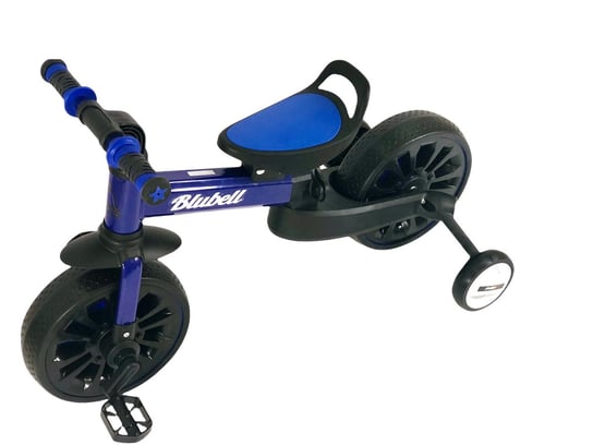 Rowerek biegowy 4-kołowy 4w1 składany do auta model 110 niebieski ...
