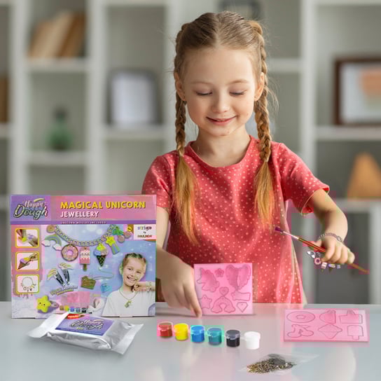 Zestaw kreatywny sensoryczny Happy Dough Strigo ,,Stwórz Biżuterię' DIY ...