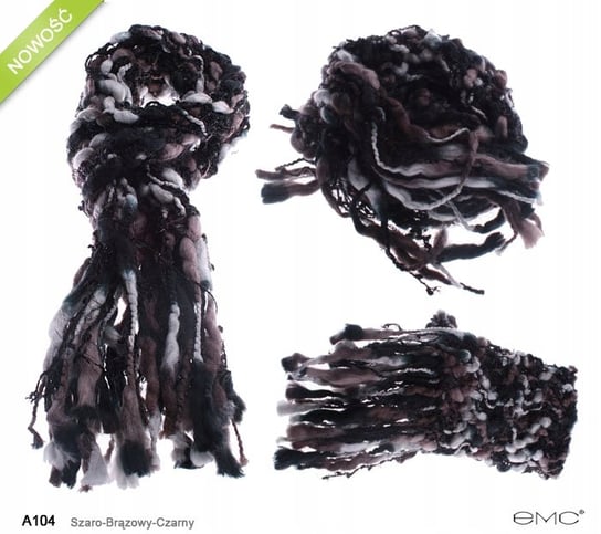 Czarny Szalik Pogrzeb Zaloba Porządny Dlugi - EMC | Moda Sklep EMPIK.COM