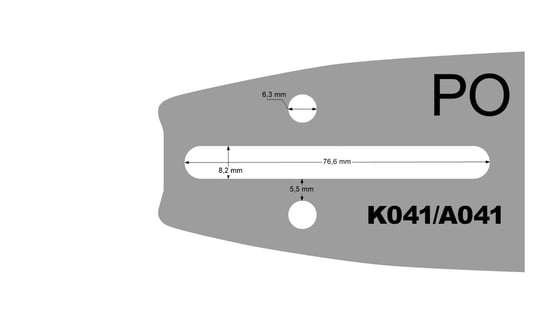 Prowadnica 14 3/8 1.3Mm 52E A041 Partner 351;370 Sugihara Bl1L-0L34-A ...