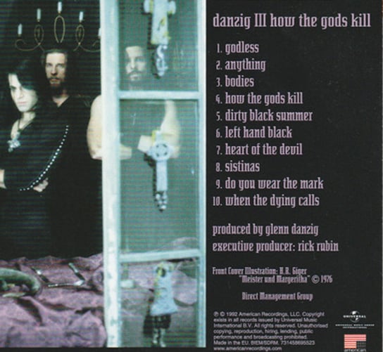 Danzig III. How The Gods Kill (Remastered) - Danzig | Muzyka Sklep ...