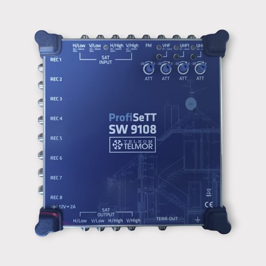 Multibas Sw-9108 Profisett Telmor - Telkom-Telmor | Sklep EMPIK.COM