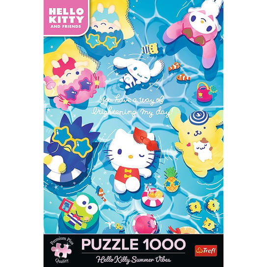 Puzzle, Trefl Premium Plus, Hello Kitty Letni relaks, 1000 el. - Trefl ...