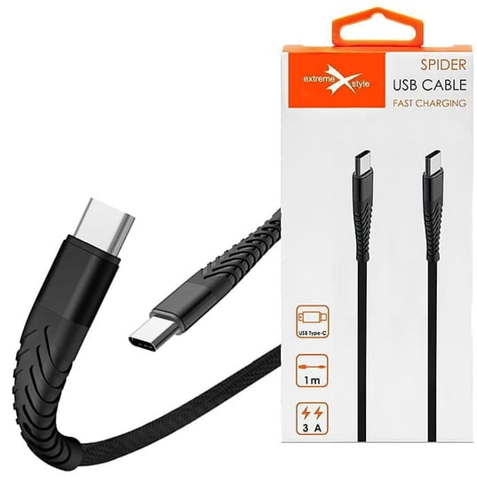 Kabel USBC na USBC 1m Spider oplot KAB000317 - ExtremeStyle | Sklep ...