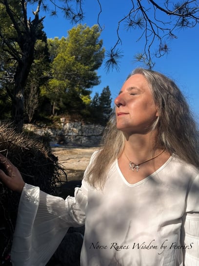 ISA Rune Pendant Zawieszka z runą ISA / EISAZ / ISAZ z brązu starszy ...