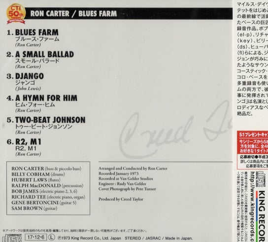 Blues Farm (Remastered) (Japanese Limited Edition) - Carter Ron | Muzyka Sklep EMPIK.COM