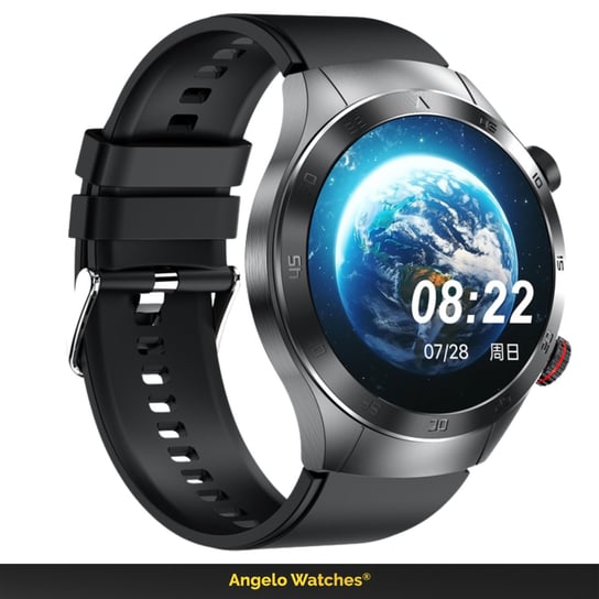 SMARTWATCH MĘSKI KARDIOWATCH POMIAR CUKRU EKG ROZMOWY MENU PL ...