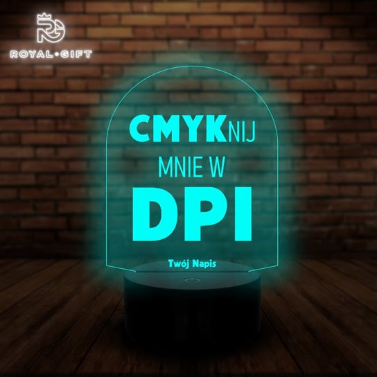 Lampka Led CMYKnij Mnie w DPI dla Grafika Prezent Śmieszny CMYK DPI ...
