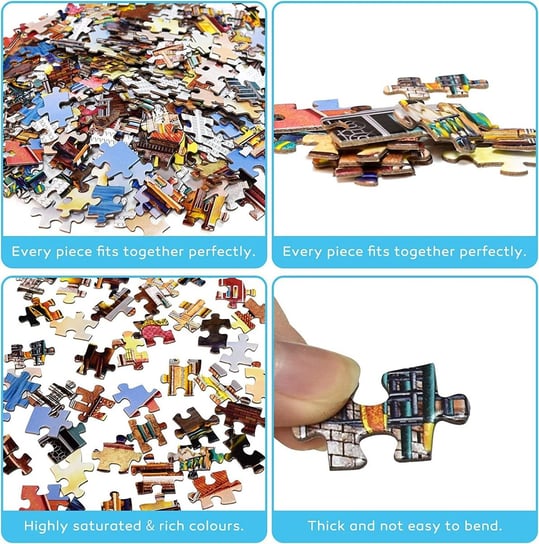 Adult plane puzzle 1000 pieces landscape parent-child decompression ...