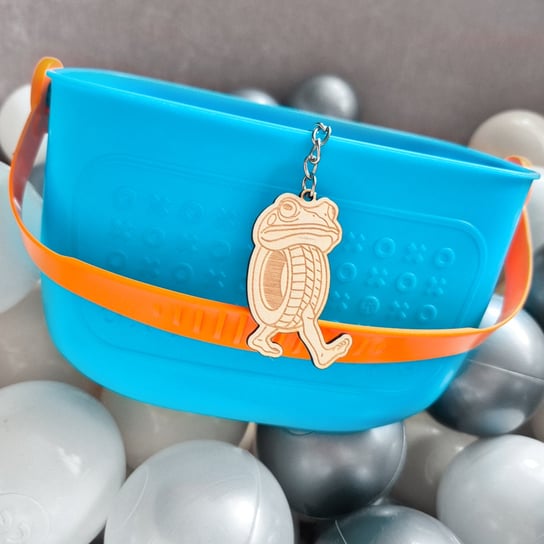 Boneca Ambalabu - Italian Brainrot - żaba w oponie - drewniany brelok z ...