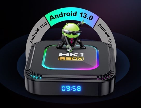 SMART TV BOX HK1 RBOX 4K 8K 4GB+64GB ANDROID 13 WIFI 6 NETFLIX ...