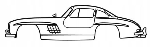 DEKORACJA ścienna Obraz Samochód MERCEDES 300 SL COUPE 1954 ...