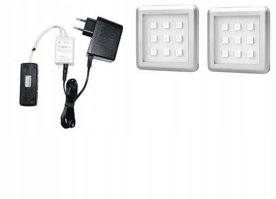 2 punktowe oświetlenie LED SQUARE RGB + pilot - Inna marka | Sklep ...
