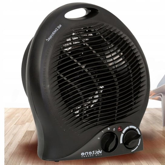 2 x FARELKA TERMOWENTYLATOR GRZEJNIK 2000W TERMOSTAT NADMUCH ZIMNEGO ...