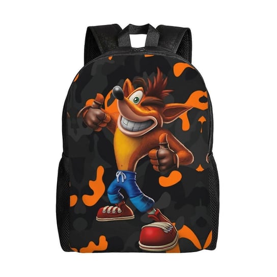 2025 Crash Bandicoot Uroczy plecak dzienny do podróży Anime Torba na ...