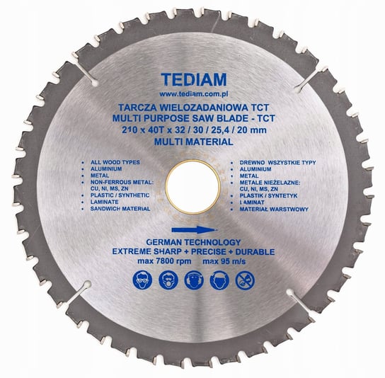 210X32X40 Tarcza Wielozadaniowa Professional - TEDIAM | Sklep EMPIK.COM