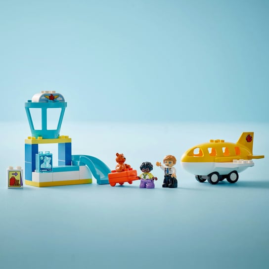 PIERWSZY RAZ NA LOTNISKU LEGO DUPLO 10443 ZESTAW KLOCKÓW DO ZABAWY ...