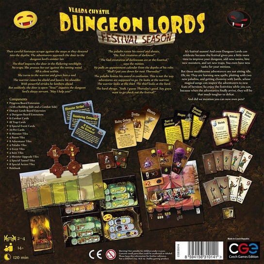 Dungeon Lords Festival Season Expansion Board Game - Czech Games ...