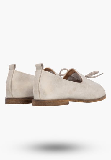 Półbuty Damskie Skórzane Wsuwane Eleganckie Buty Letnie Białe Potocki ...