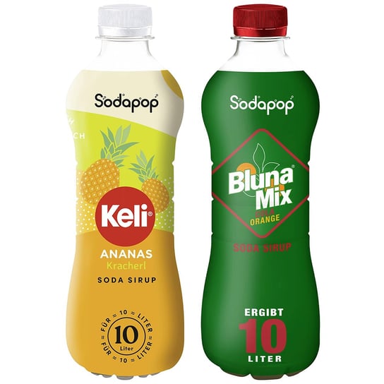 2X Syrop Sodapop Keli Ananas + Cola Pomarańcza Koncentrat Do Saturatora ...