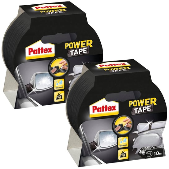 2x Taśma Pattex Power Tape - czarna 48 mm x 10 m - Henkel | Sklep EMPIK.COM