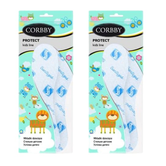 2x Wkładki Do Butów Protect Kids Antybakteryjne 1232C - Corbby | Sport ...
