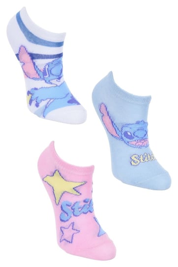 3-pack skarpetek dla dziewczynki, Disney, Lilo i Stitch, krótkie skarpetki, rozmiar 27/30 ...